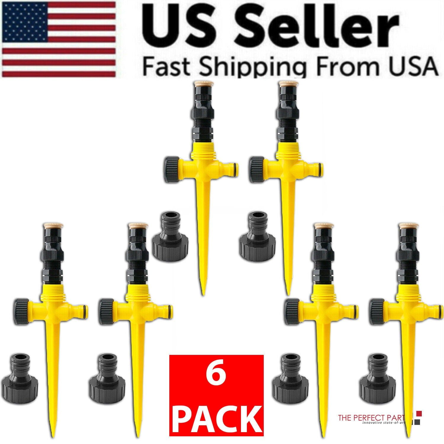 360 ° Rotation Auto Irrigation System Garden Lawn Sprinkler Patio Save ...