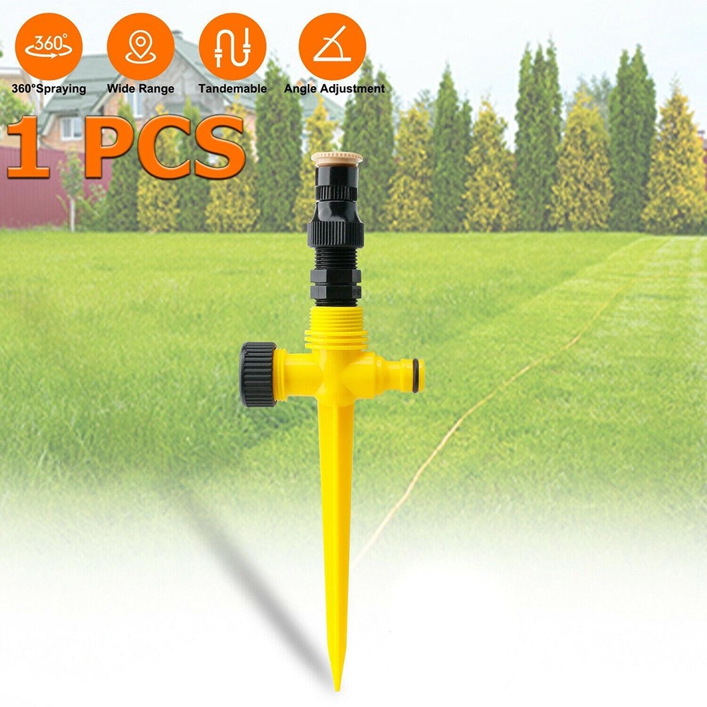 360° Rotation Auto-Irrigation System Garden Lawn Sprinkler Patio Save ...