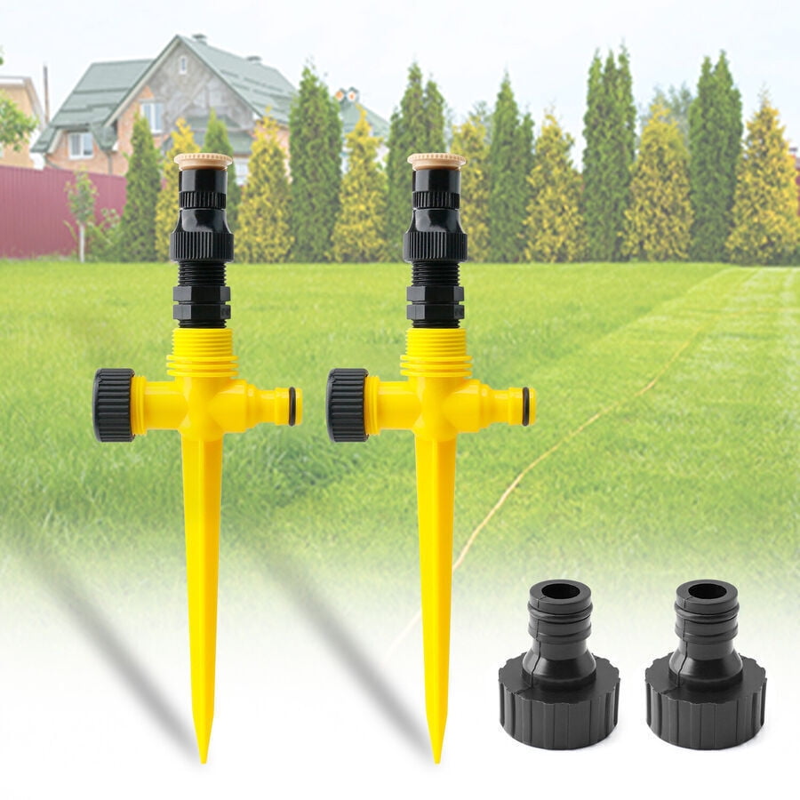 360° Rotation Auto Irrigation System Garden Lawn Sprinkler Patio Save ...