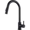 360°Rotation Faucet, Single Handle High Arc Pull-Out Kitchen Faucet ...