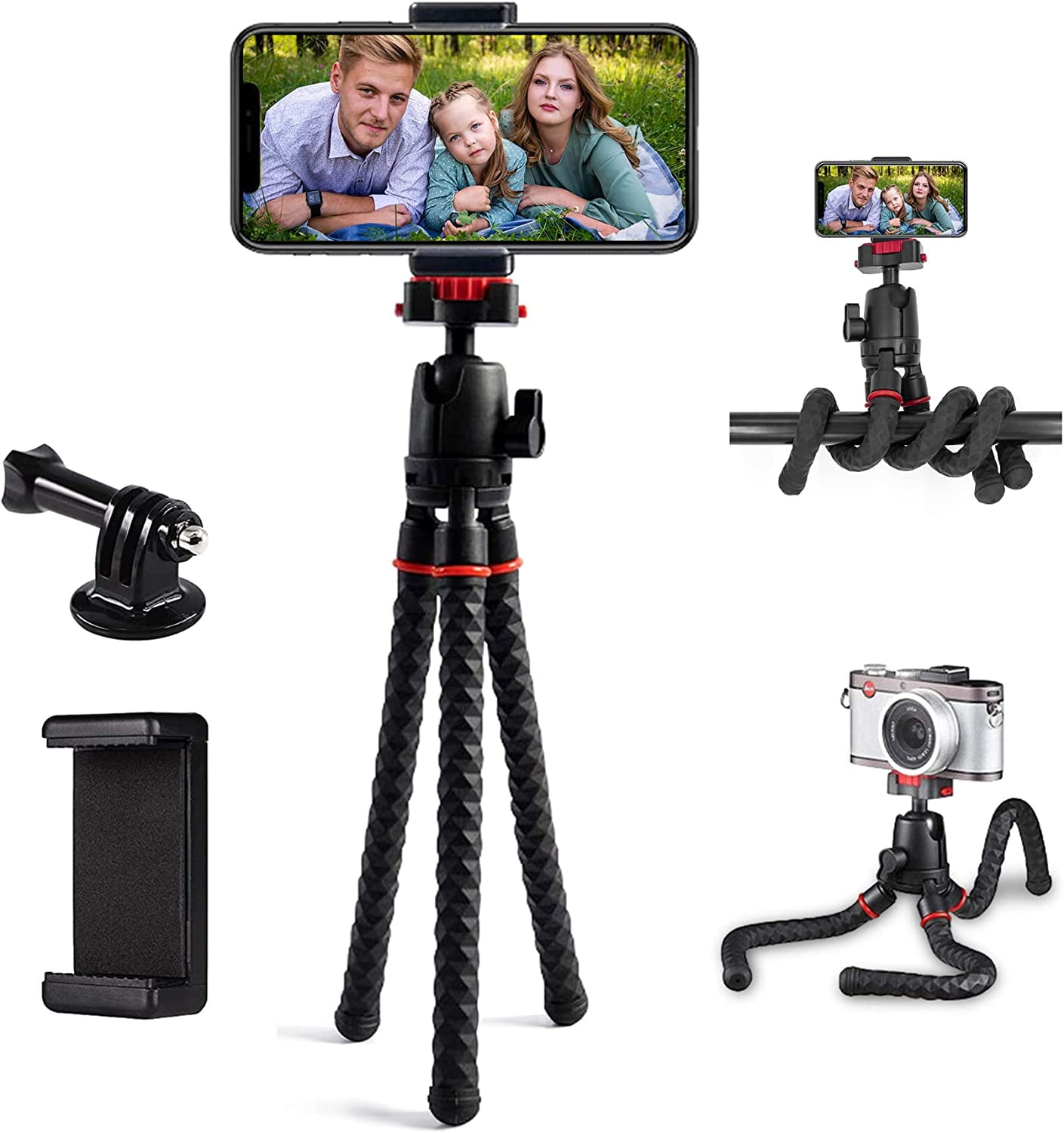 360° Rotation Flexible Octopus Travel Stand for iPhone Smartphone iPad ...