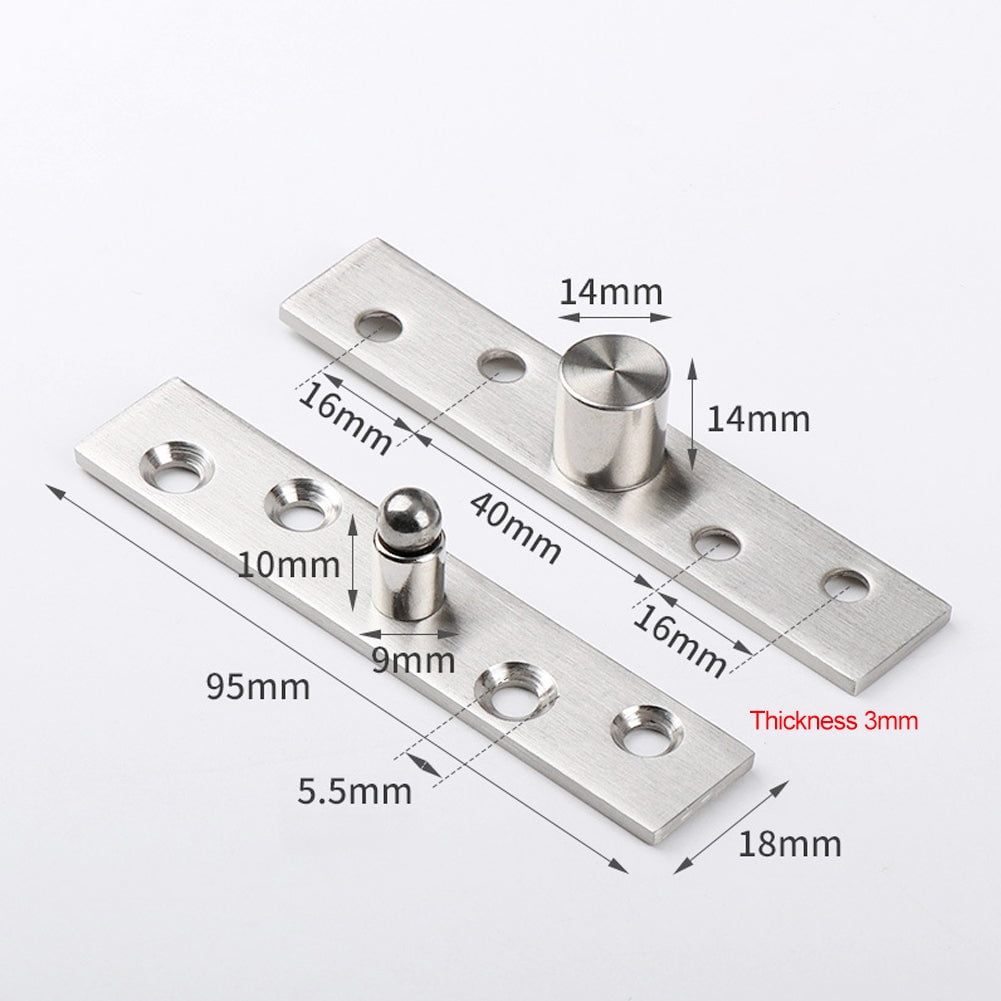 360° Rotation Heavy Duty Door Pivot Hinge Stainless Steel Concealed ...
