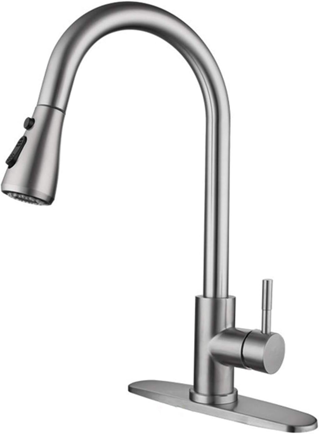 360°Rotation Kitchen Faucet with Pull Down Sprayer, Single-Handle 1 Or ...