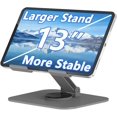 360? Rotation Tablet Stand, Ultra Stability Base Fully Folded Easy to ...