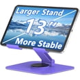 360? Rotation Tablet Stand, Ultra Stability Base Fully Folded Easy to ...