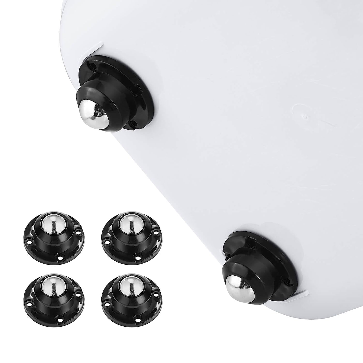 360° Rotation Without Blind Angle Swivel Small Caster Wheels - Upgrade ...