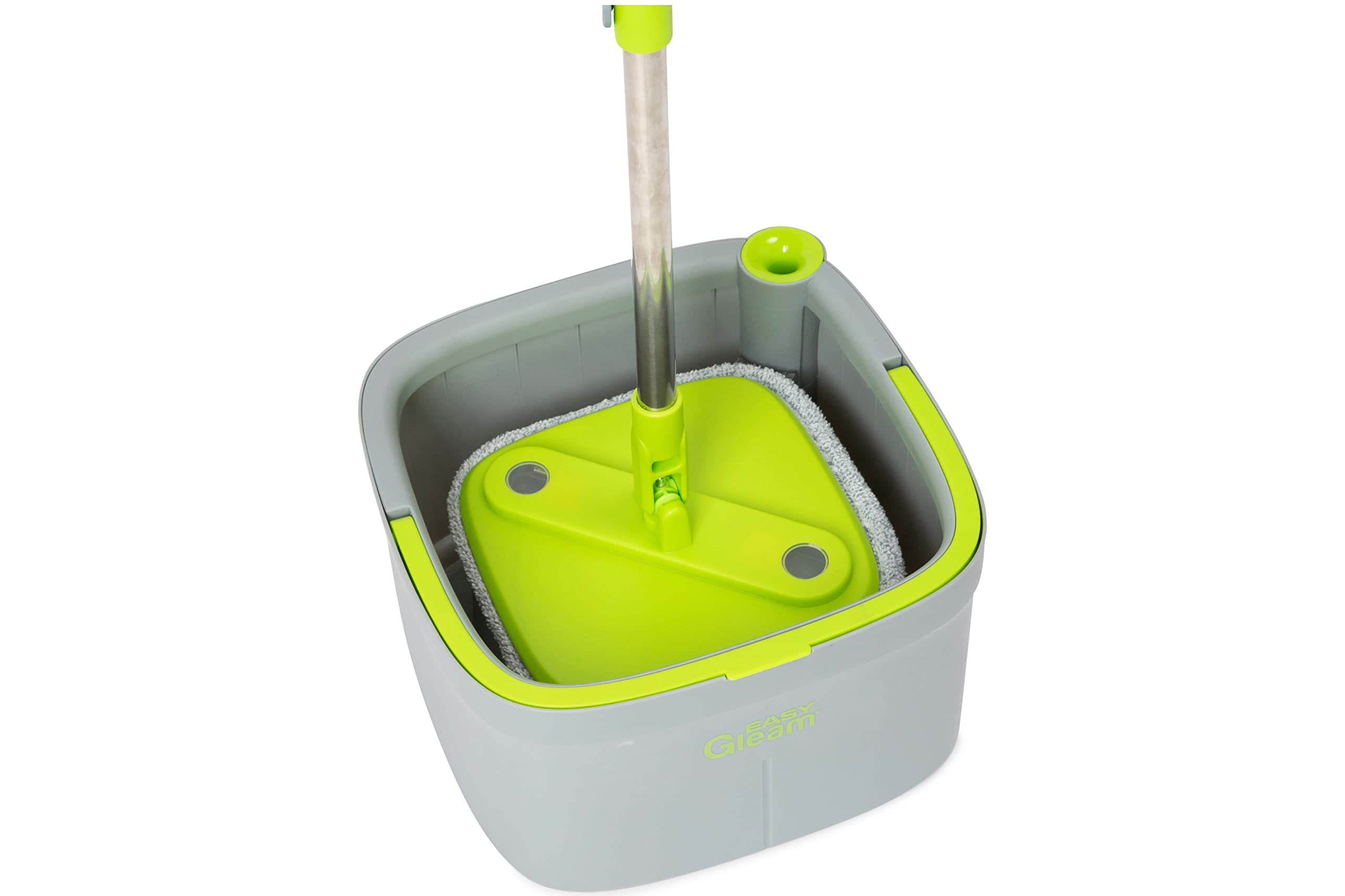HOMCOM 5 Gallon Janitor Mop Bucket w/ Down Press Wringer and Wheels ...
