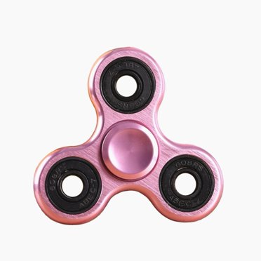 Black Tri Color LED Fidget Hand Spinner with three colored Lights and 4 ...