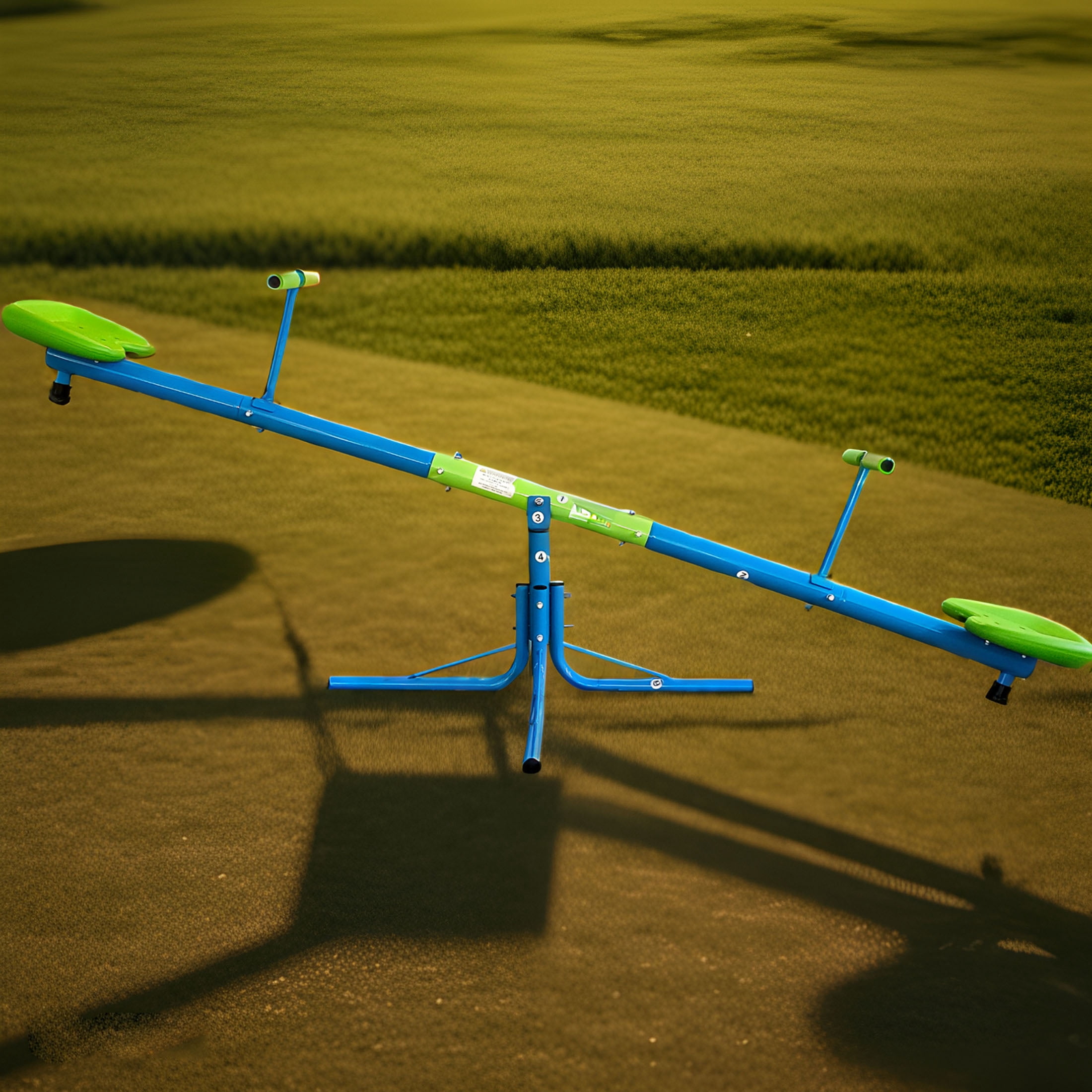 360-Spinning Teeter Totter for Kids Outdoor | Ages 4-12 | NBBGS Durable ...