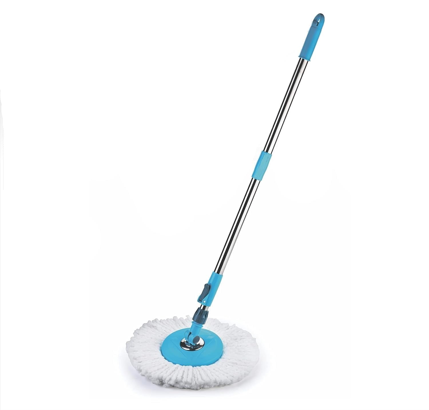 360 Stainless Steel Bucket Spin Mop Stick Heavy Duty with Microfiber ...