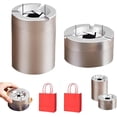 360° Stainless Steel Twist-Lock Ashtray, Windproof Odor-Proof Car ...