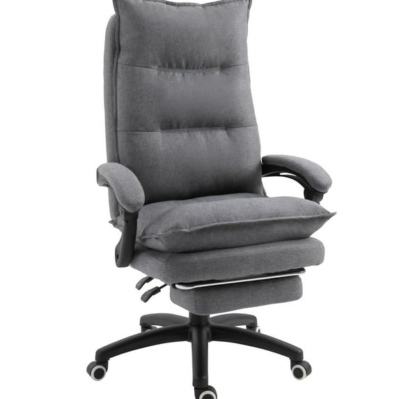 360° Swivel & Adjustable Height Office Chair+Comfortable Double Padding ...