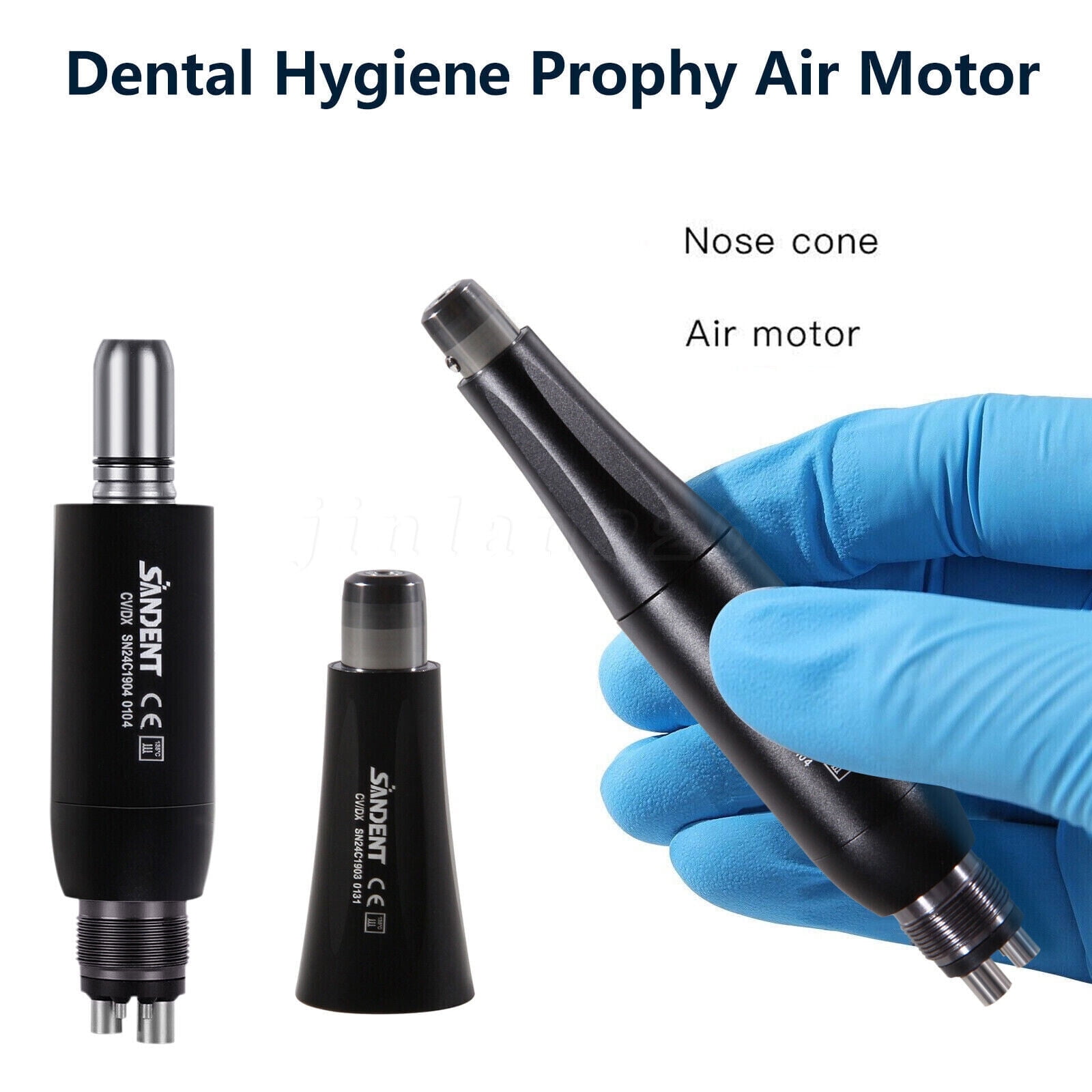 360° Swivel Dental 4:1 Reduction Hygiene Prophy Slow Speed Handpiece ...