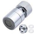 360° Swivel Faucet Aerator with Dual Water Modes – Universal Brass Tap ...