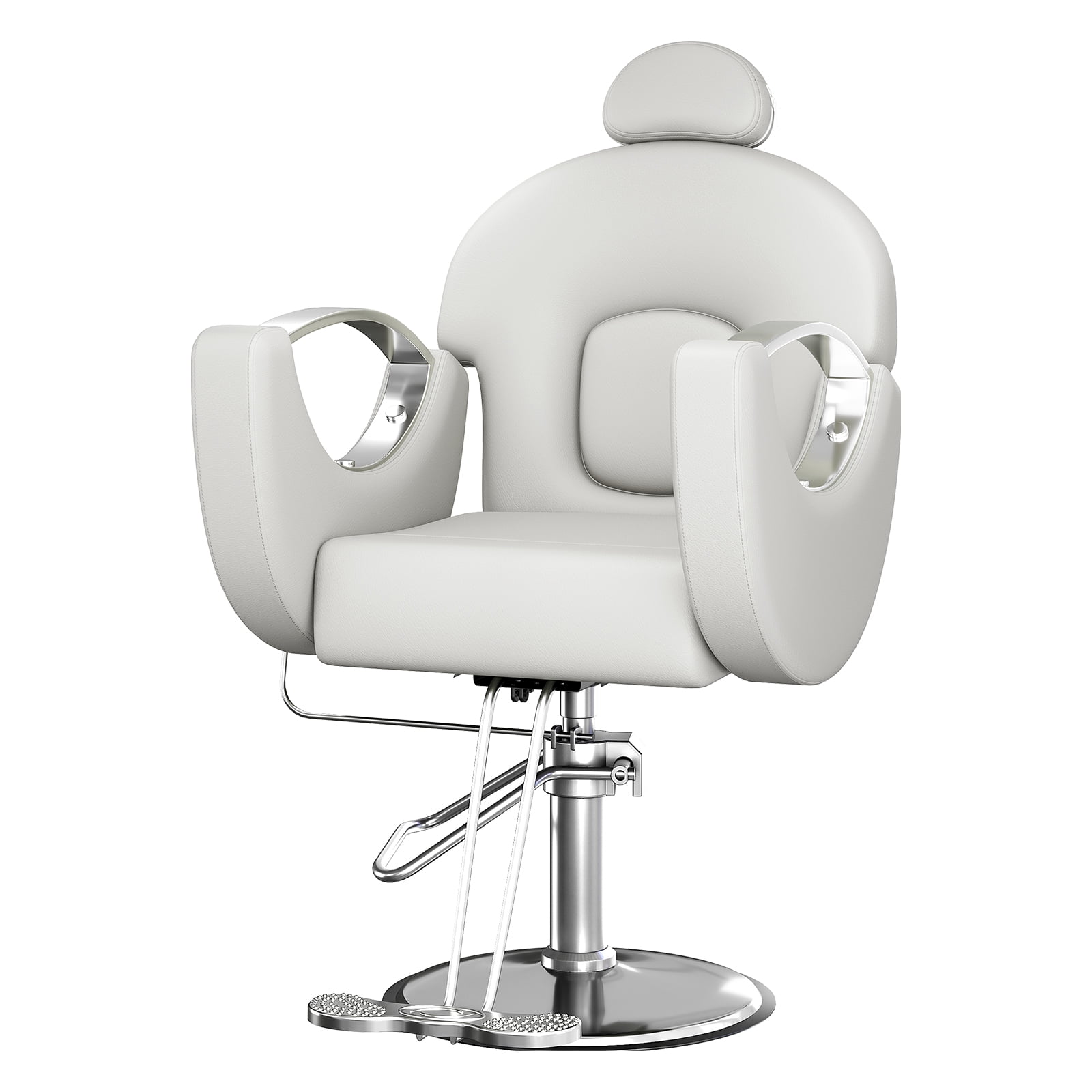360° Swivel Reclining Barber Salon Chair,Professional Barber Chair with ...