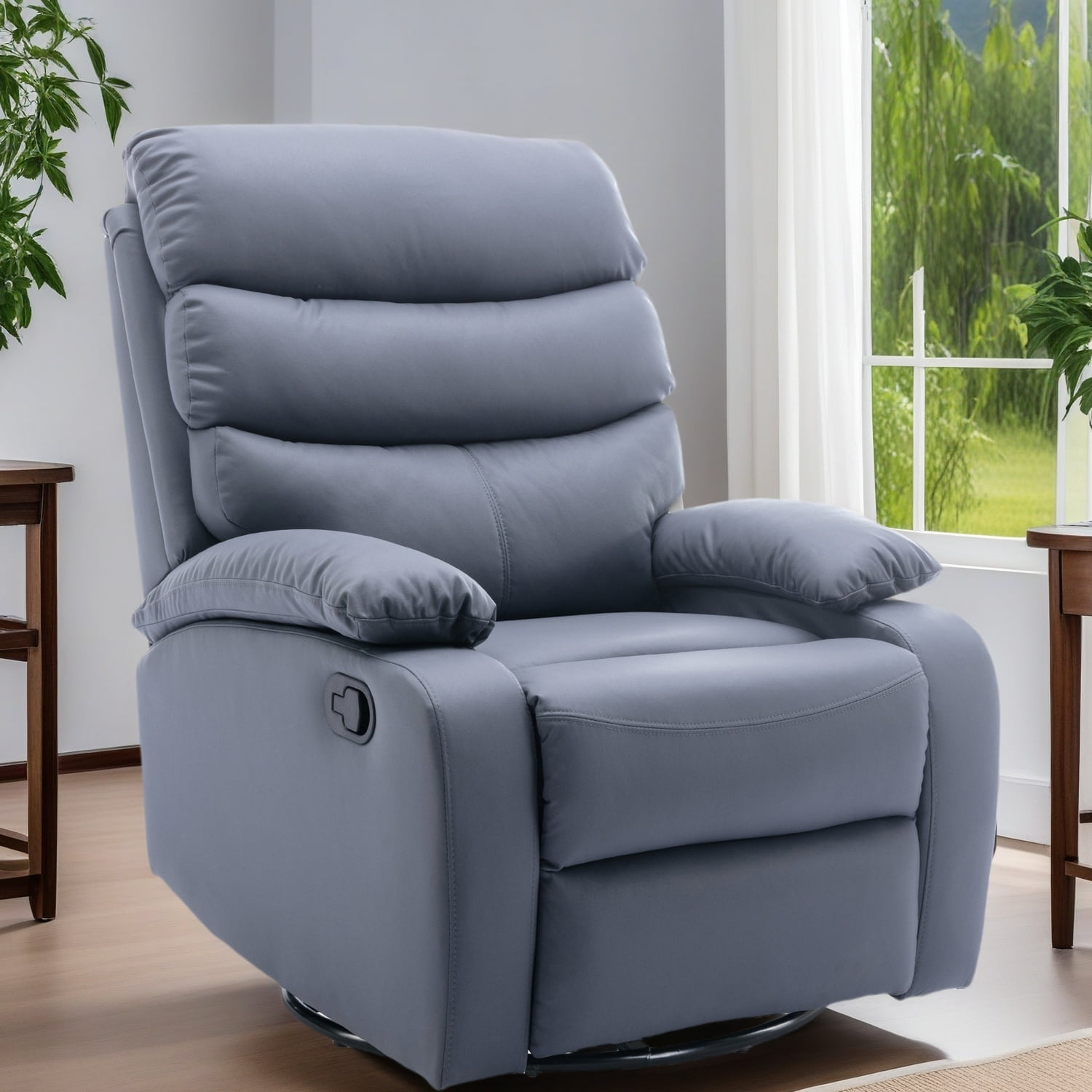 360° Swivel Rocker Recliner Chair Manual Rocking Recliner Chair for ...