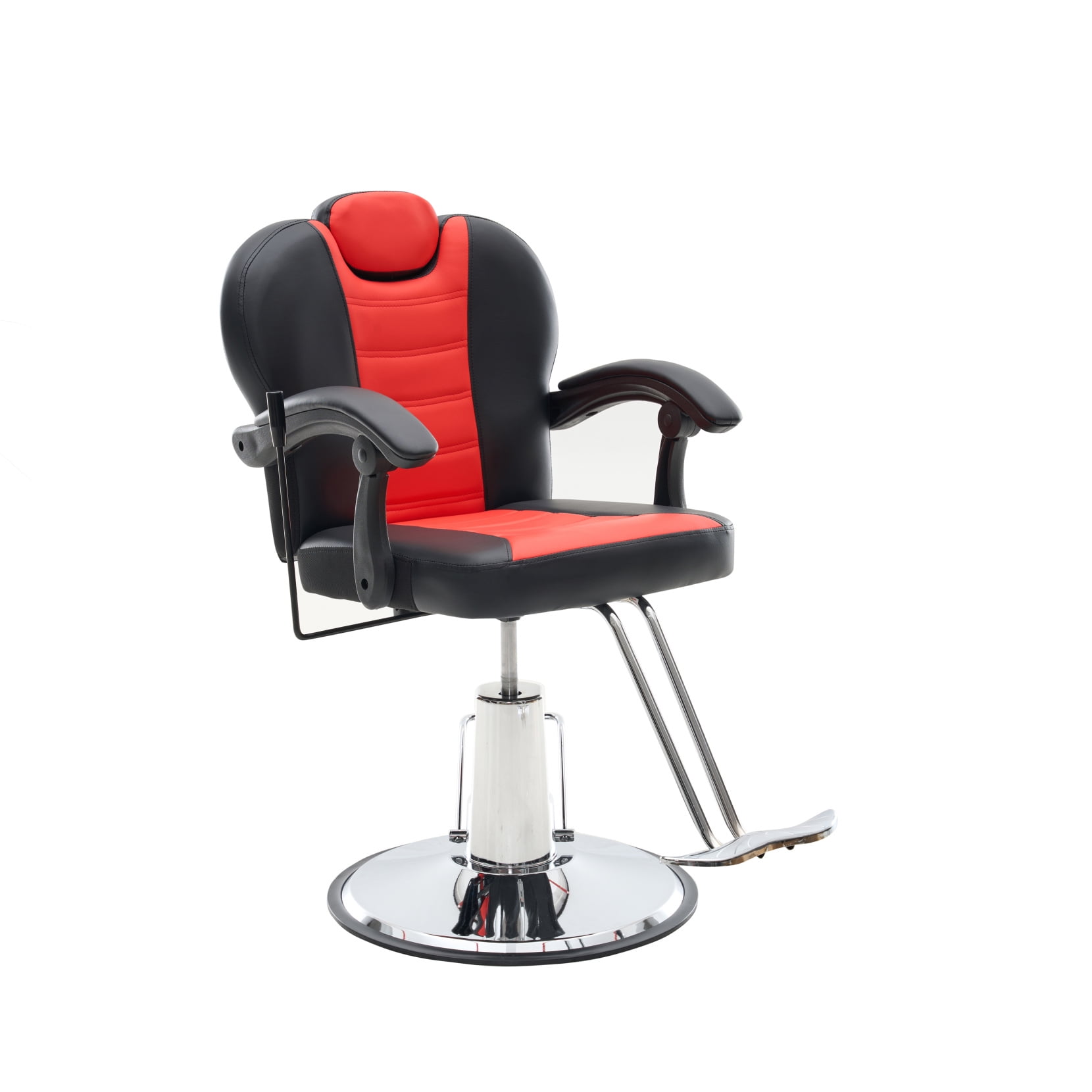 360°Swivel Salon Chair,Reclining Barber Chair with Adjustable Height ...
