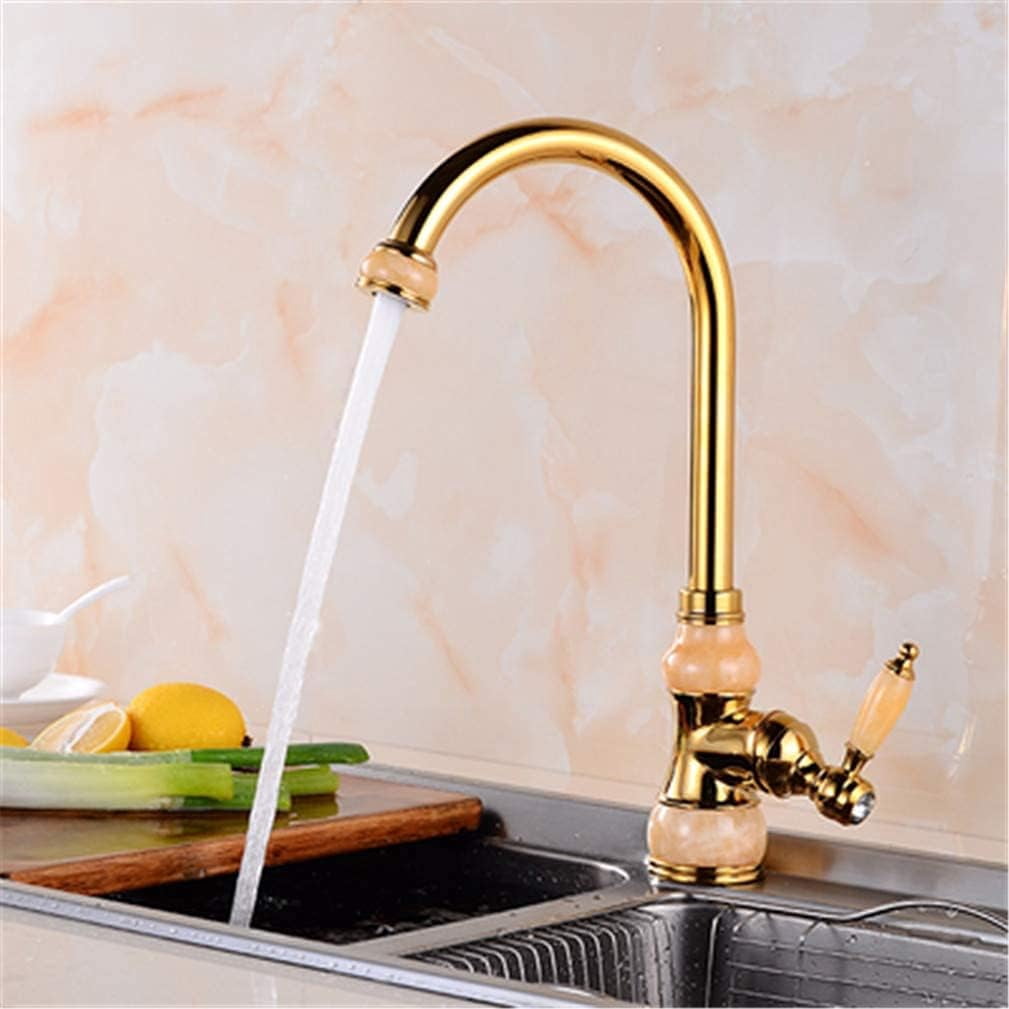 360 Swivel Spout Flexible Sprayer Kitchen Vessel Sink Mixer Tap Hot and ...