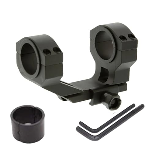 Gotical 30mm One-Piece Scope Mount Ring for Picatinny Rail, See Through ...