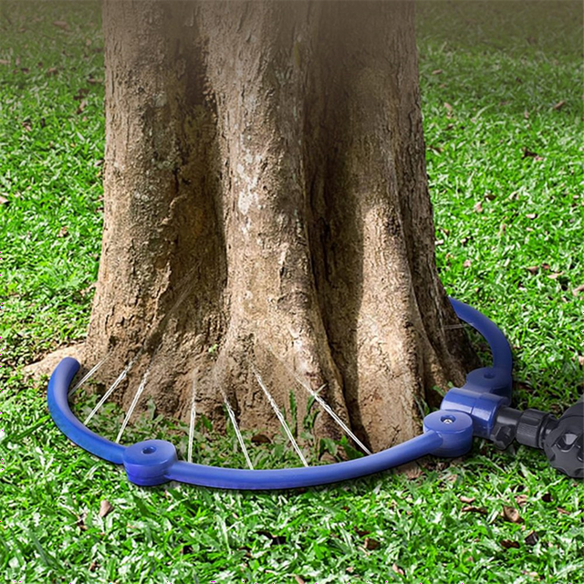 360°Tree Water System Tree Root Watering Tool, Ring Circle Sprinkler ...