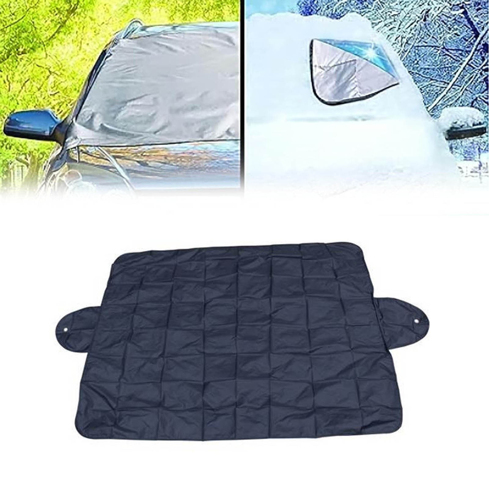 360 All Weather Sunshade Ice Cover, Reversible Windshield Protective ...