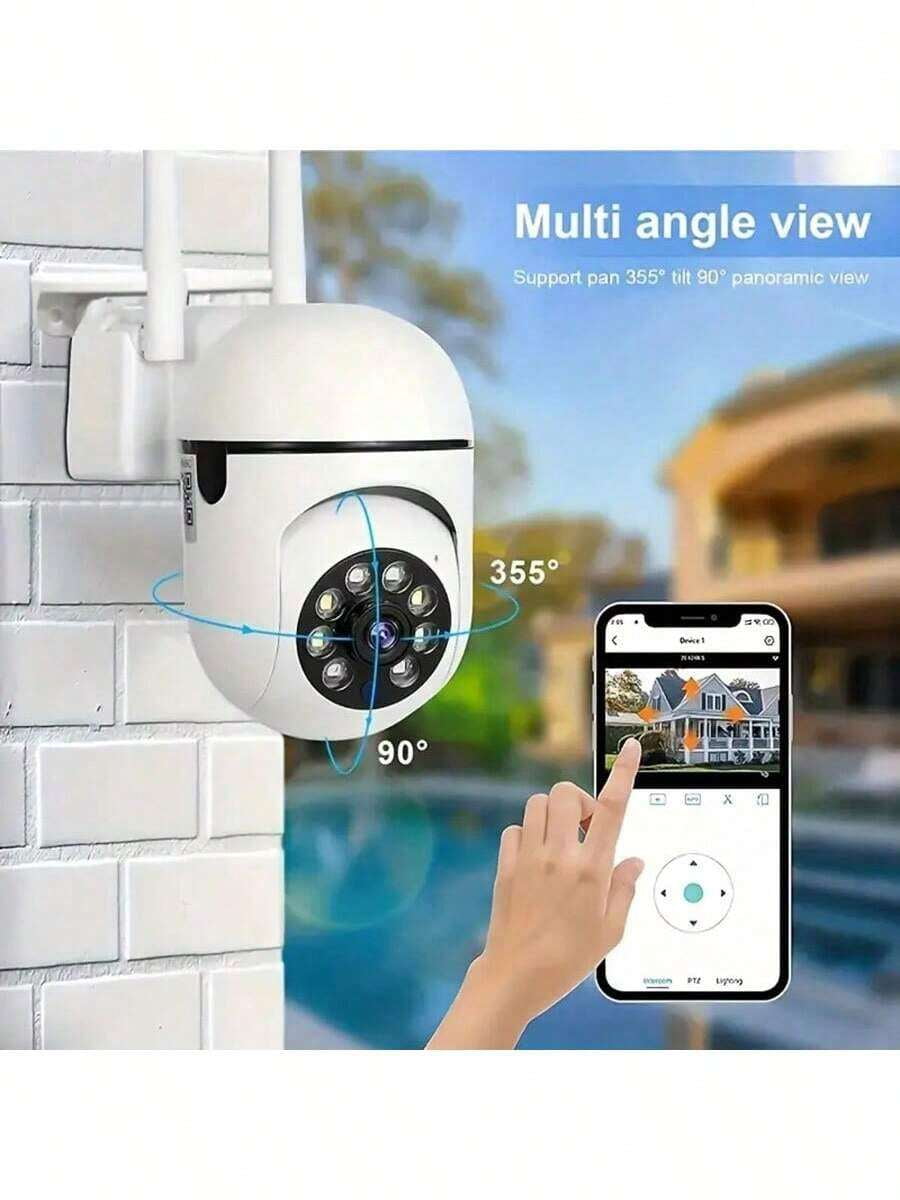 360° WiFi Security Camera - 1080P, Night Vision, Remote Access | Indoor ...