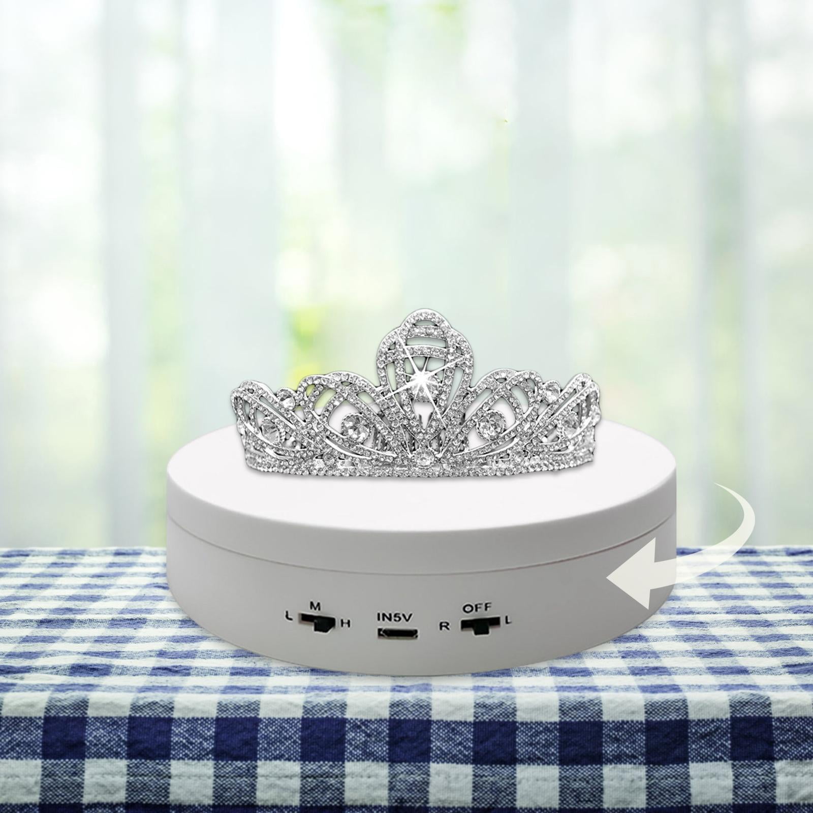 360 degree Rotation Turntable Display Stand Adjustable Speed Electric ...