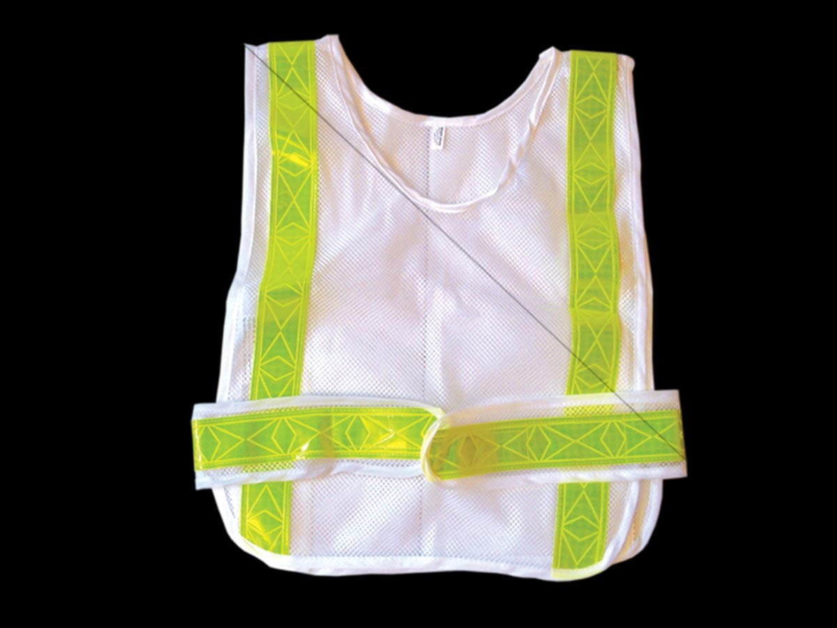 360 degree reflective vest white meshyellow reflective tape - Walmart.com