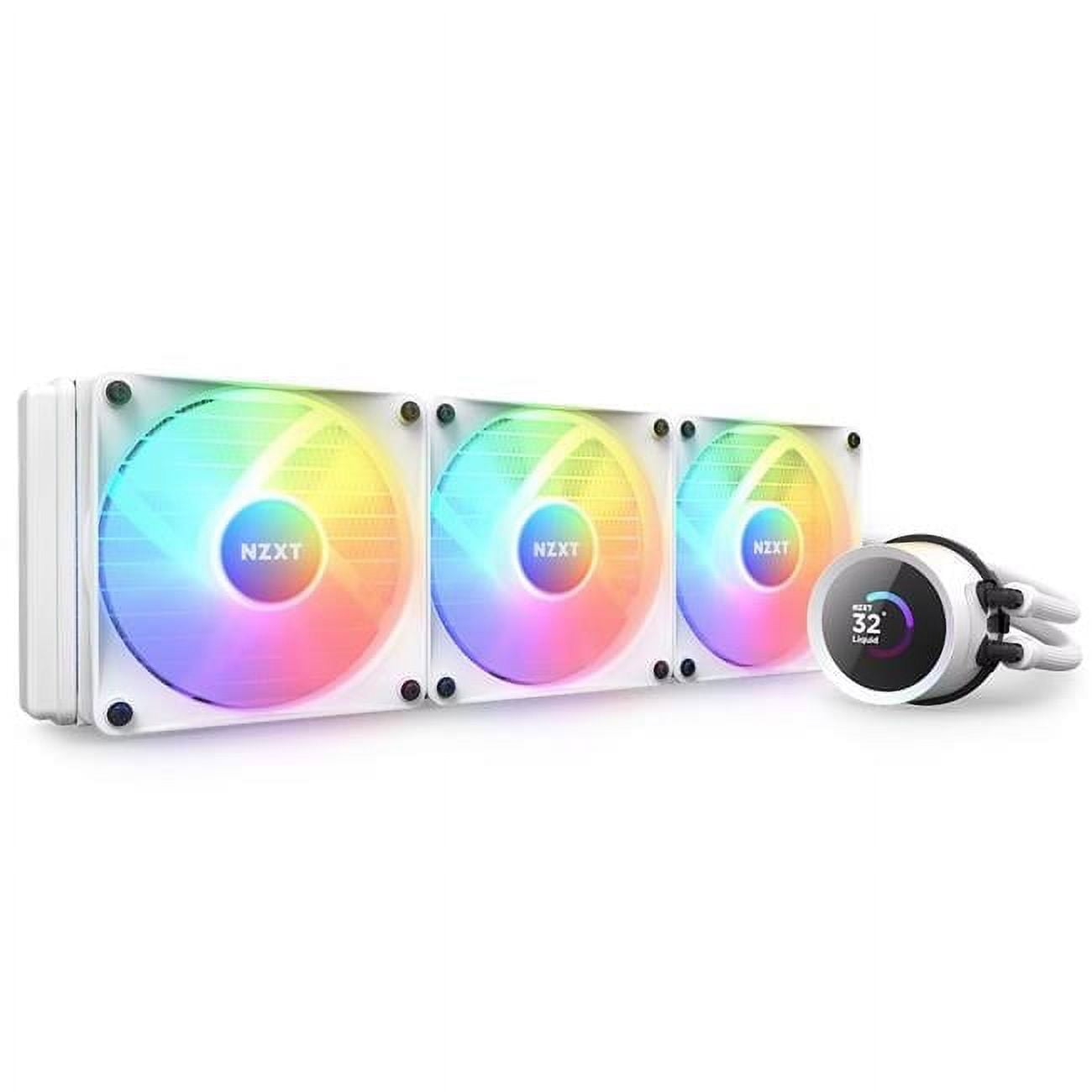 360 mm Kraken RGB Radiator Liquid Cooling System, White - Walmart.com
