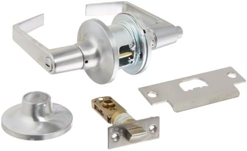 3600 Series Heavy Gauge Steel/Zinc Grade 2 Tubular Privacy Lock, 2-3/8 ...