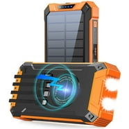 OWNTECH 30000mah Solar Power Bank with 4 Panels, USB, Cell Phone ...