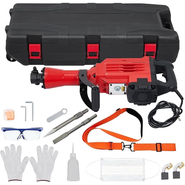 3600W Electric Jack Hammer Demolition Tool Kit, 4-piece set, Jack ...