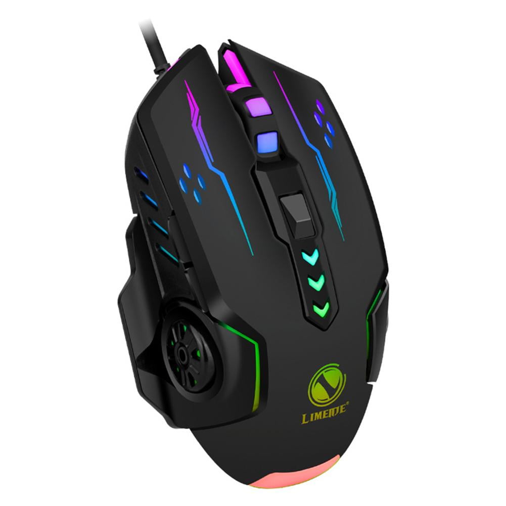 3600dpi USB Wired Gaming Mouse 6 Buttons Backlit E-sports Mice 6D ...