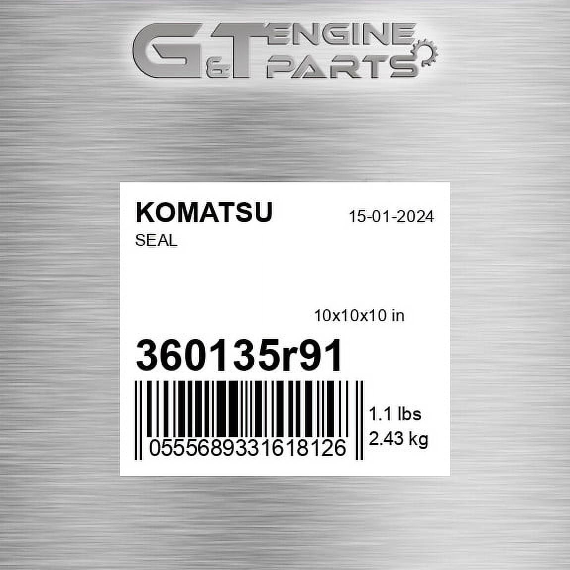 360135R91 SEAL fits KOMATSU (New OEM) - Walmart.com