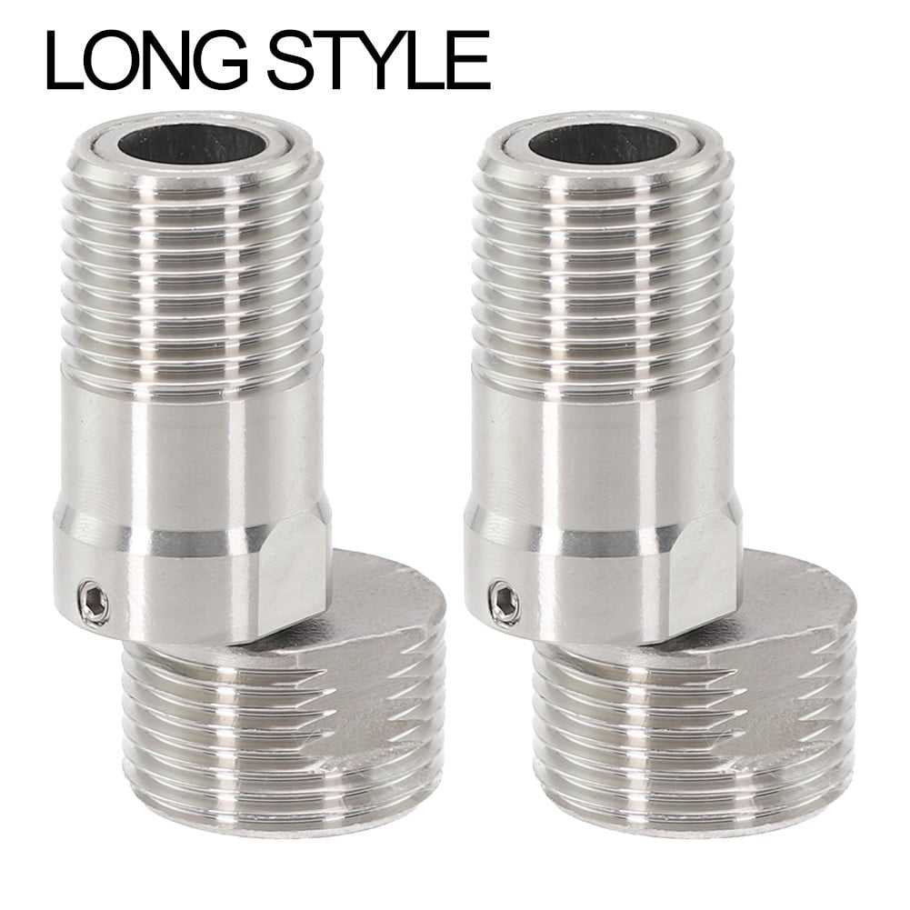 360Degree Adjustable Faucet Angled Curved Foot Eccentric Screw Corner ...