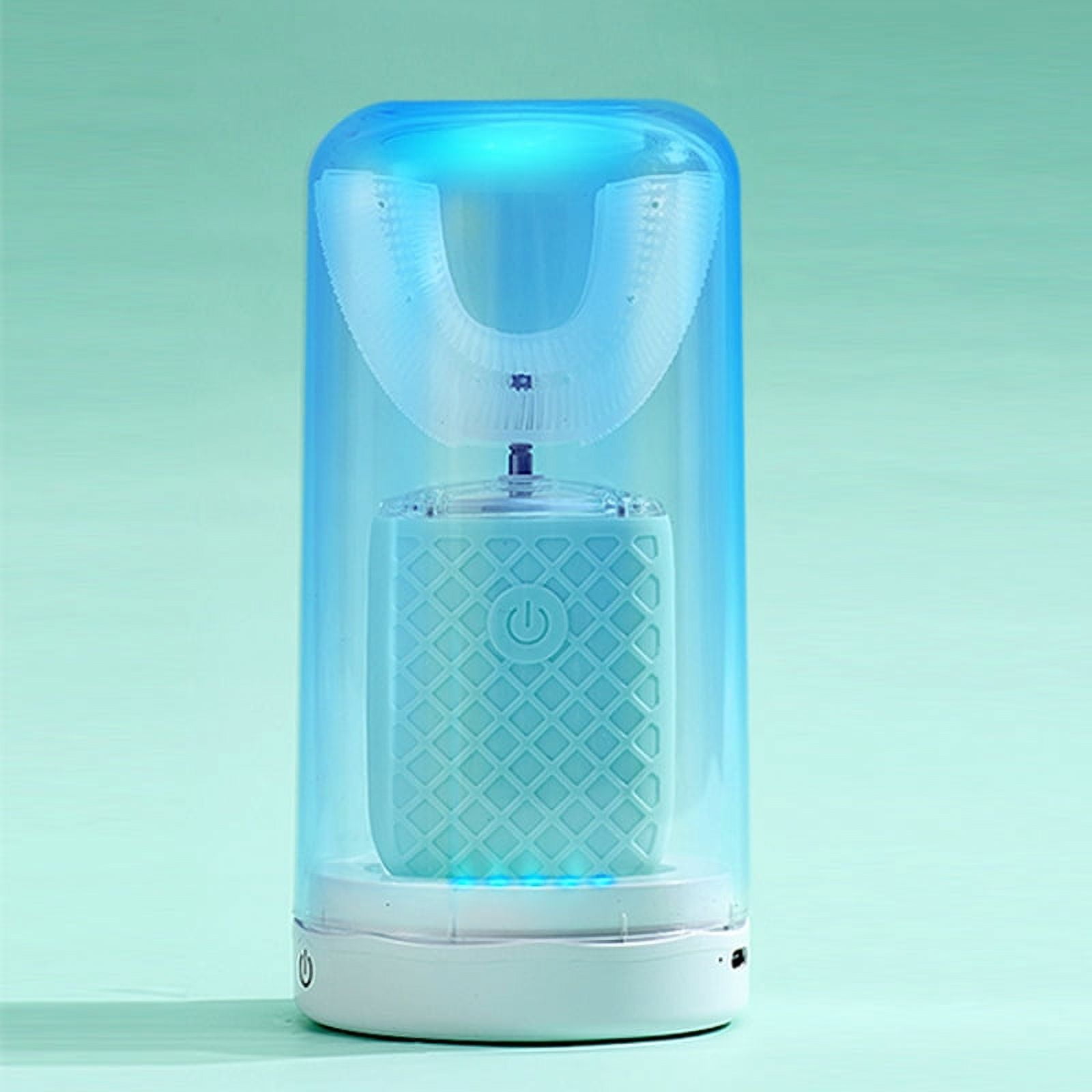 360Degrees Automatic Electric Sonic Toothbrush Rechargeable U Shape for ...