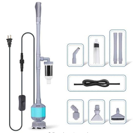 360GPH Electric Aquarium Gravel Cleaner, 5 in 1 Automatic Fish Tank ...