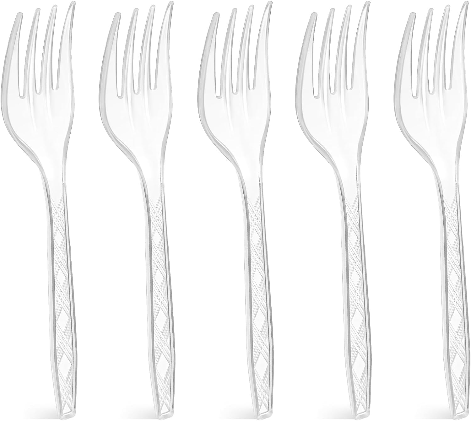 360PCS Plastic Forks Bulk, Heavy Duty Forks Plastic Cutlery Set ...