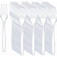 360Pcs Clear Plastic Forks -Disposable Plastic Forks BPA-Free, 6.7-inch ...
