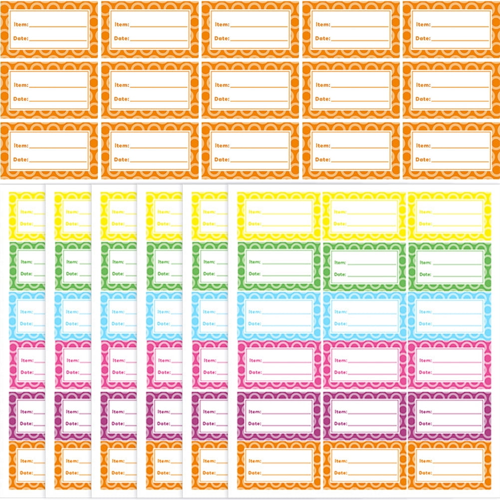 360Pcs Refrigerator Labels Freezer Food Labels Food Classification ...