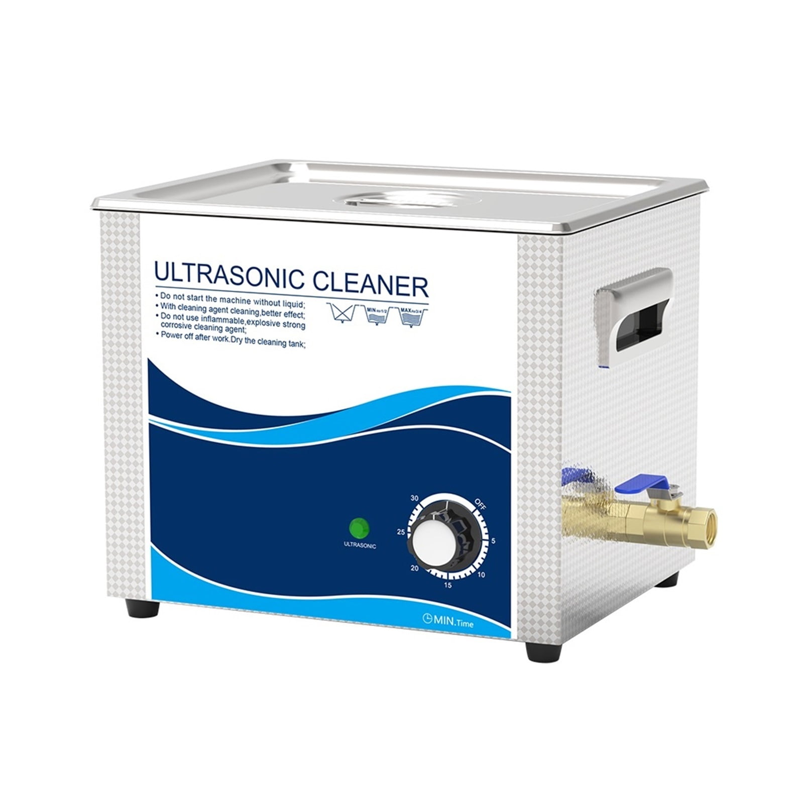360W 10L Stainless Ultrasonic Gun Cleaner With Timer Ultrasound Washer ...