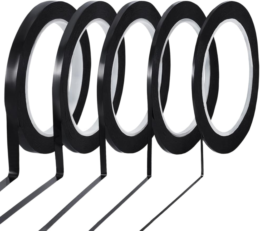 360Yard Stained Glass Lead Lines 2/3/4/5/6.5mm Width Black PET Chart ...