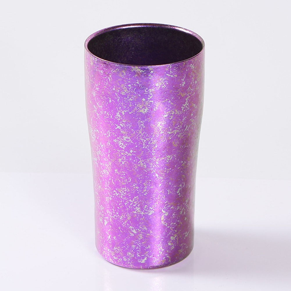 360ml Double Wall Ti Cup Beer Mug Water Cup Coffee Cup For Camping ...