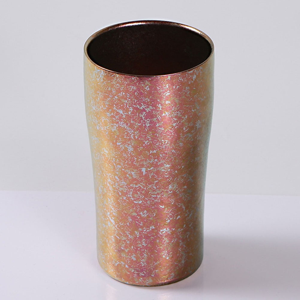 360ml Double Wall Ti Cup Beer Mug Water Cup Coffee Cup For Camping ...