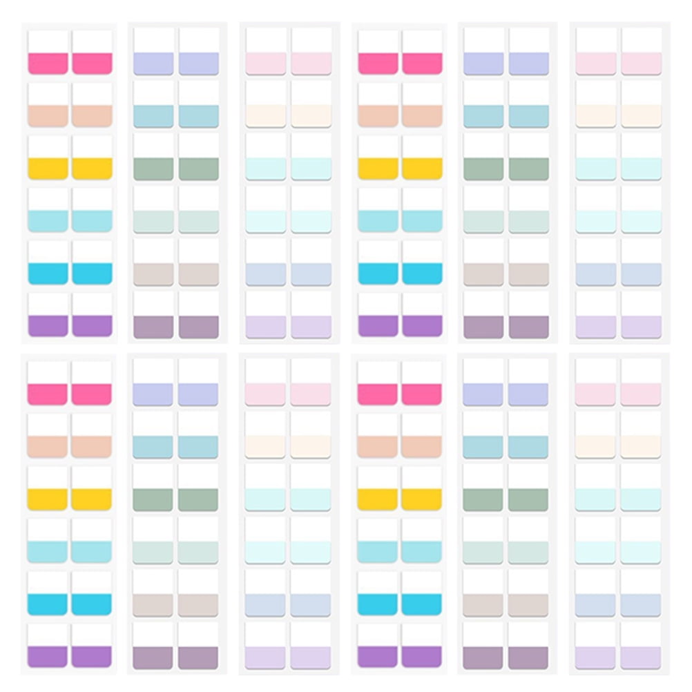 360 Pcs Adjustable Office Desk Document Tabs Index Sticker - Walmart.com