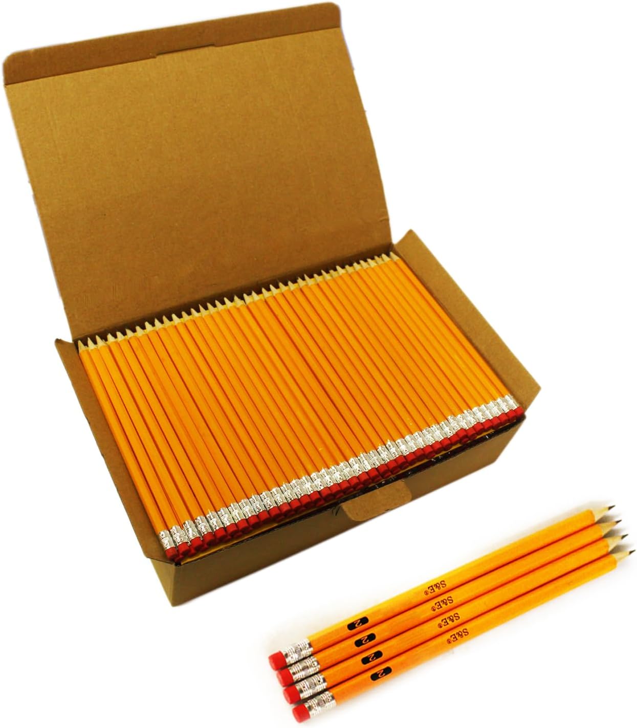 360pcs Pre-sharpened Pencils with Eraser Top, No.2 Pencils #2 HB Golf ...