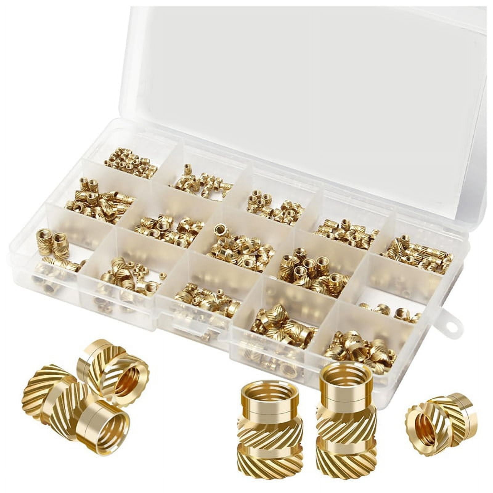 362Pcs Nut Inserts, M2/M3//M5/M6 Threaded Inserts, Heat Set Insert Tool ...