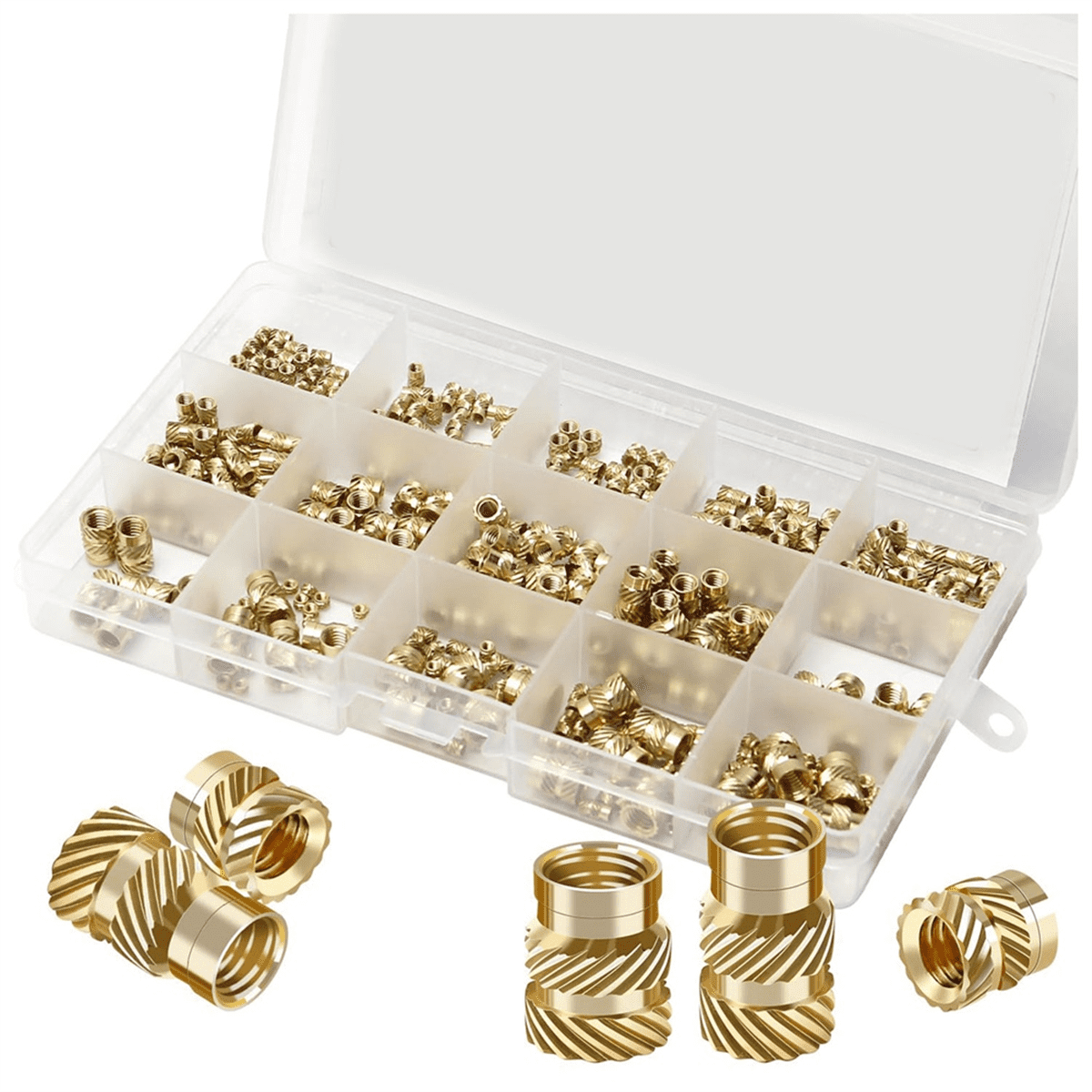 362Pcs Nut Inserts, M2/M3//M5/M6 Threaded Inserts, Heat Set Insert Tool ...