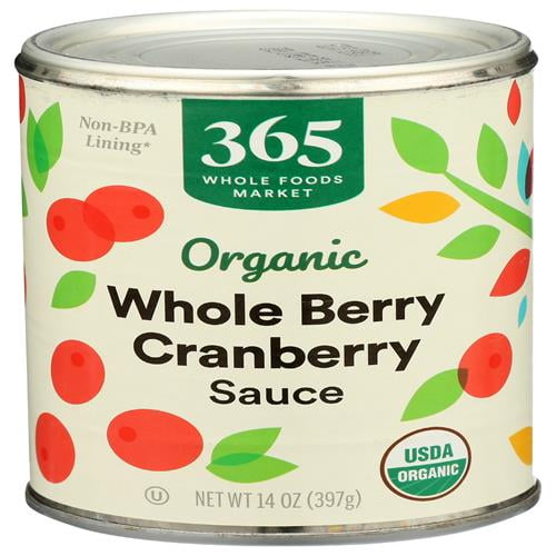 365 By WF, Sauce Cranberry Whole Berry Organic, 14 Ounce - Walmart.com
