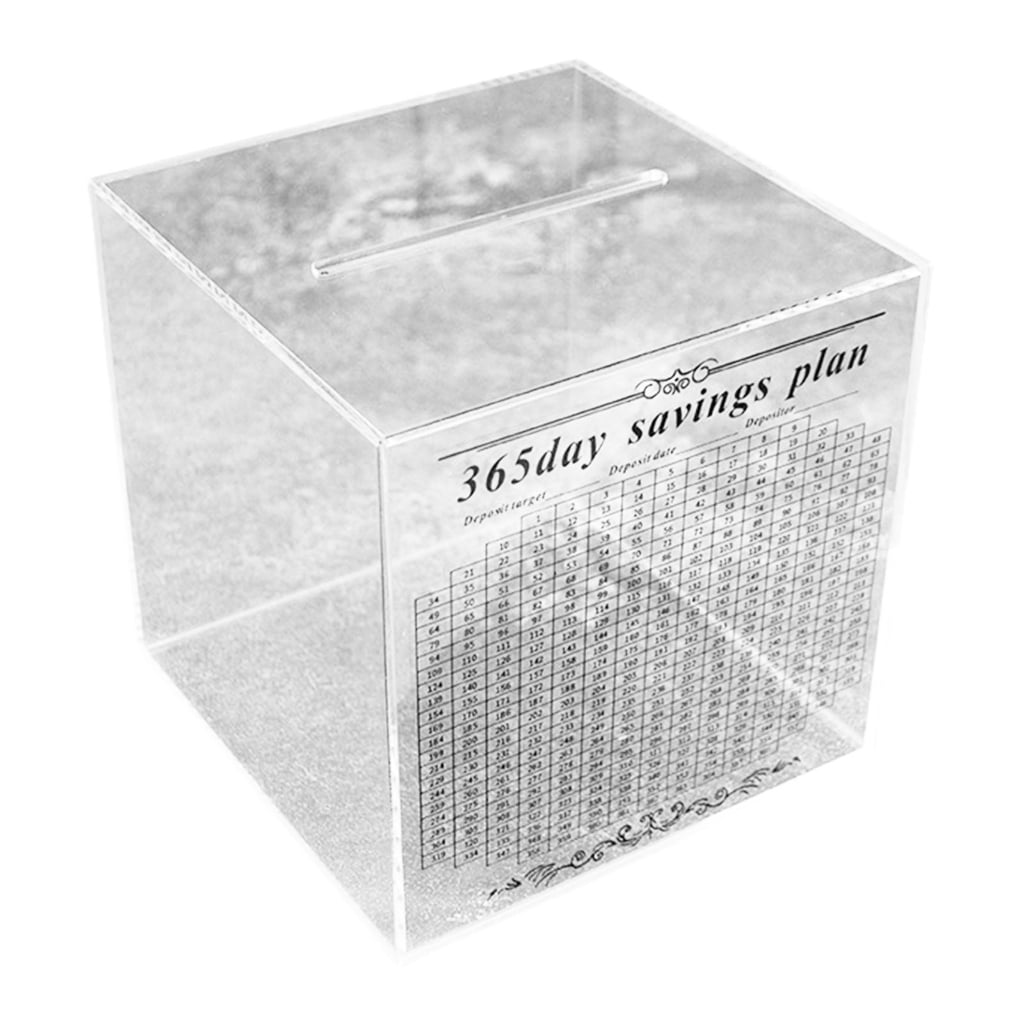 365 Day Money Saving Challenge Coin Banks with Countdown Function for ...